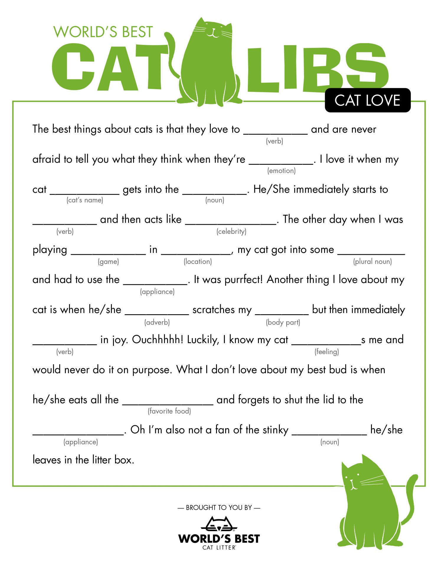 World’s Best Cat Libs | Cat Love Edition?