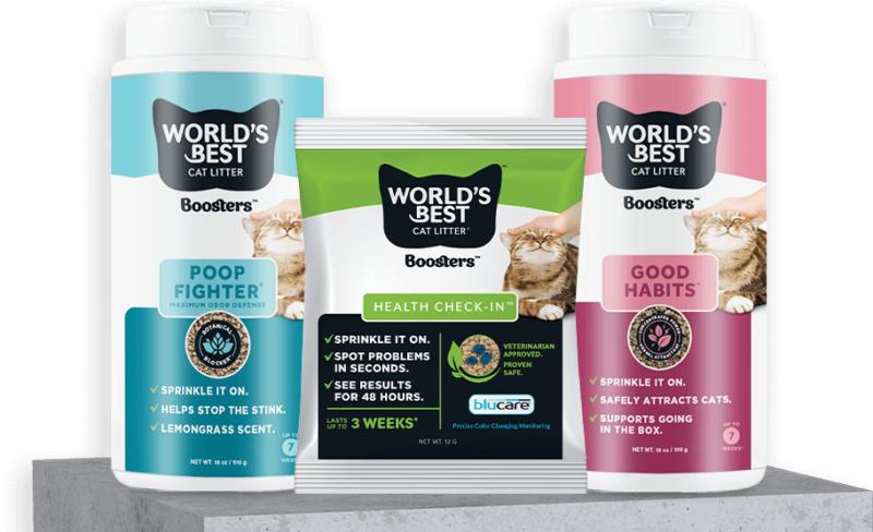 Boosters™: Litter Box Additives for Odor Control, Health Monitoring ...